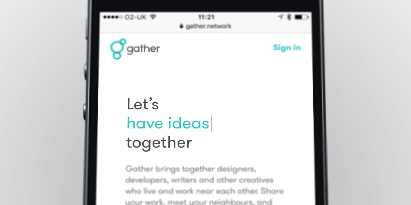 Gather is a new online platform for creatives who live and work near ...