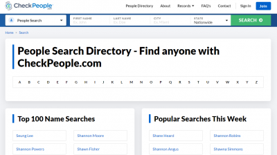 CheckPeople.com Announces New People Search Directory with 600+ Million ...
