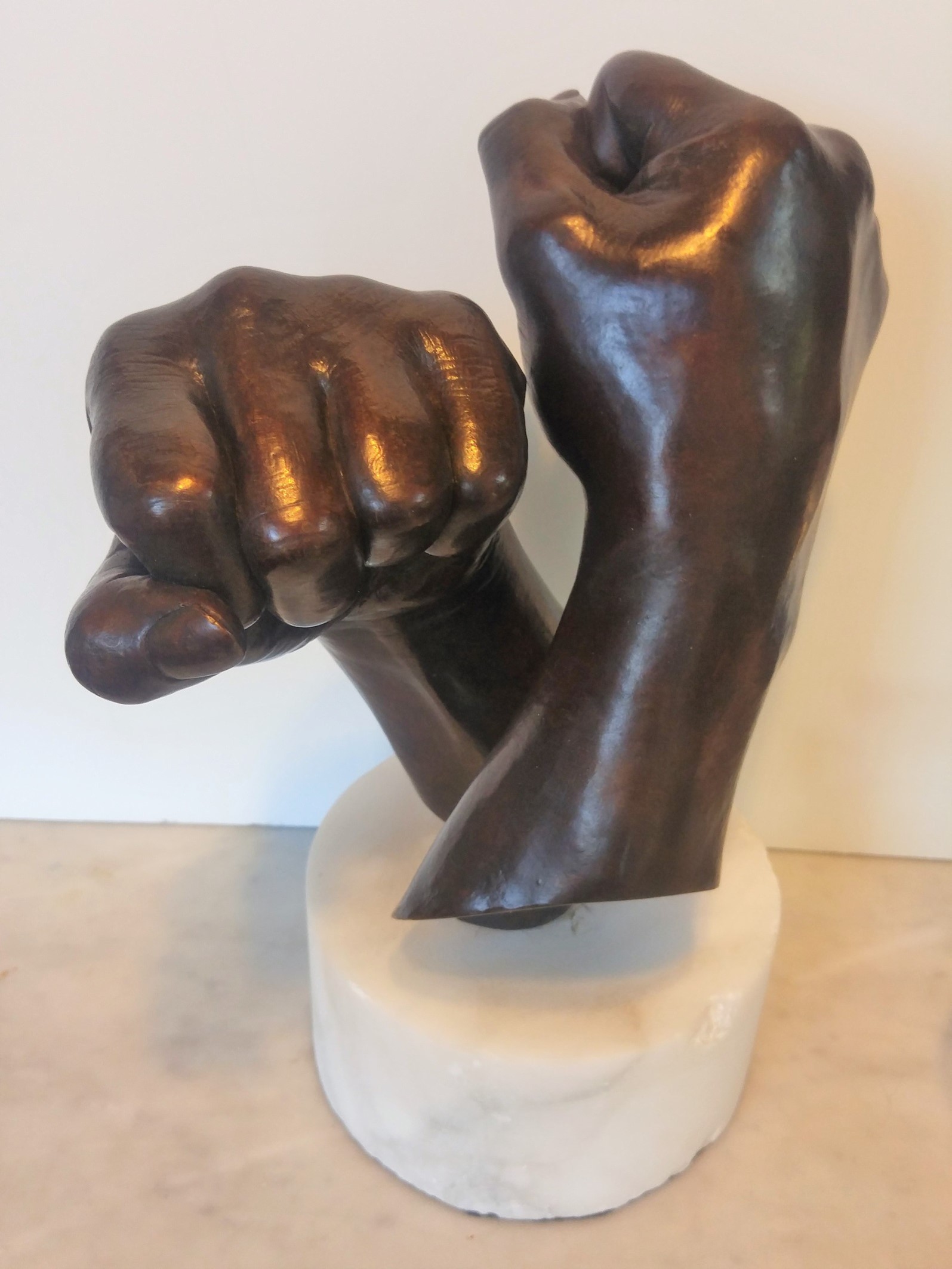 Muhammad Ali's Iconic Hands Cast in Bronze, Unveiled as Work of Art and ...